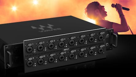 Waves IONIC 16 16-in / 12-out SoundGrid stagebox with Waves Signature Preamps - CT Music