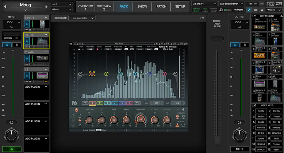 SuperRack SoundGrid – Plugin Rack for Live Mixing