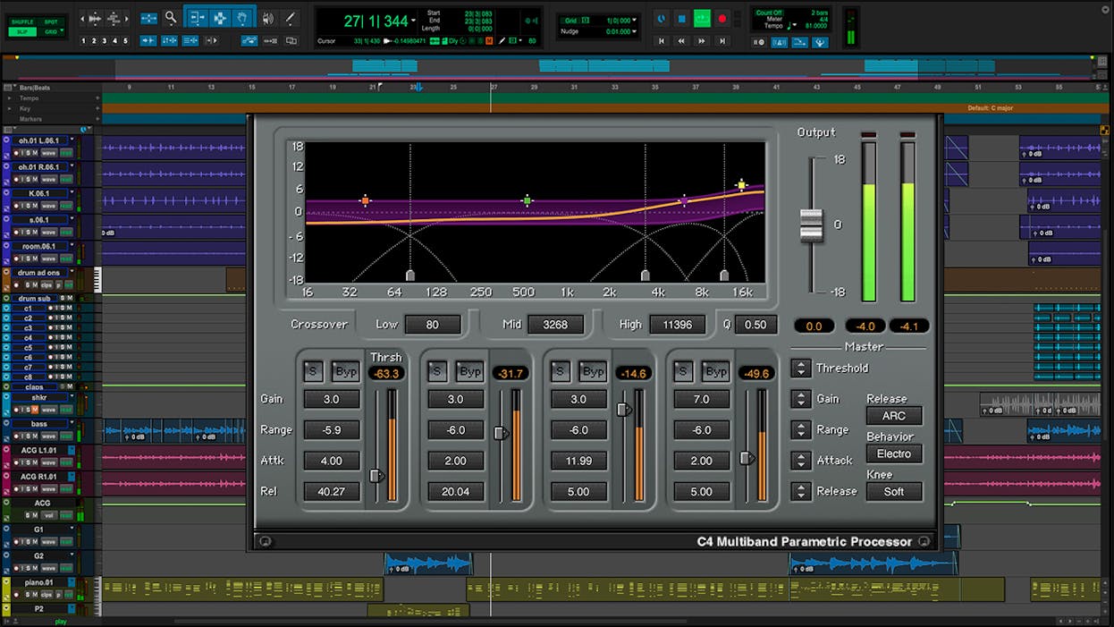 Waves C4 Multiband Compressor สต็อกแน่น พร้อมส่ง - CT Music