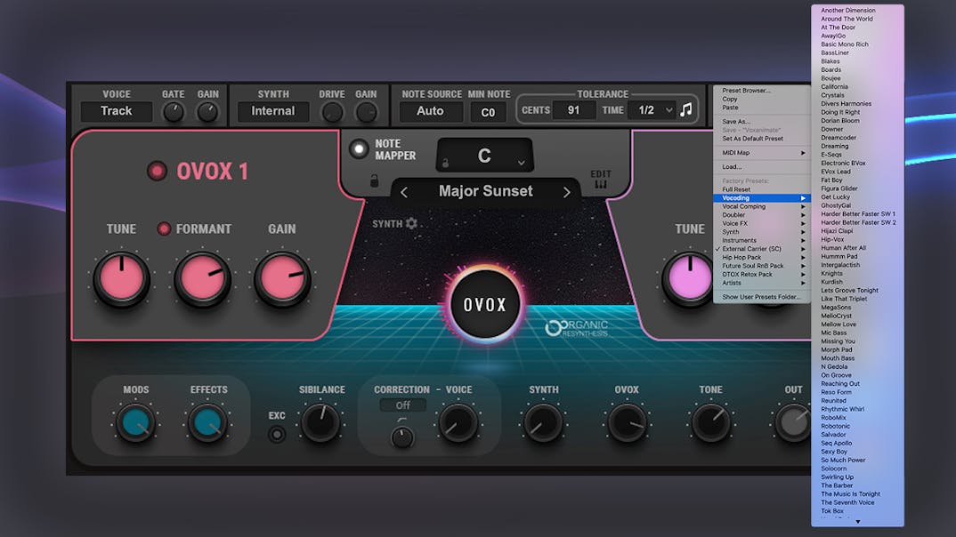 Waves OVox Vocal ReSynthesis – Vocal FX, Vocoder Plugin