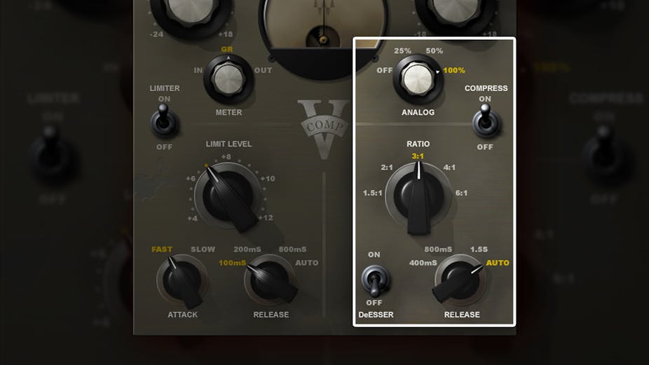 Waves V-Comp Vintage Compressor Plugin