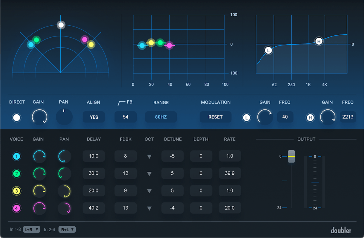 Doubler Vocal Doubling and Harmonizer Plugin
