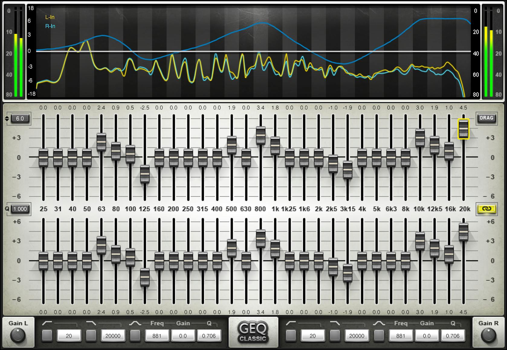 GEQ – 30 Band Graphic Equalizer Plugin