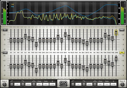 GEQ – 30 Band Graphic Equalizer Plugin