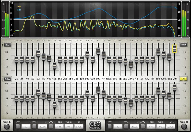 GEQ – 30 Band Graphic Equalizer Plugin