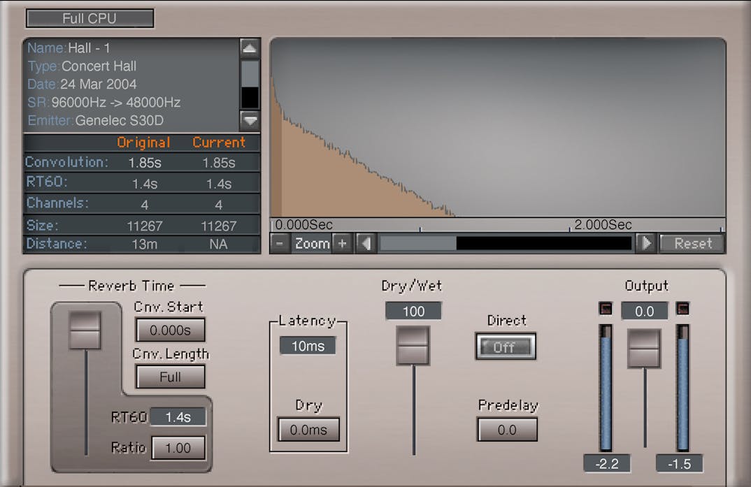 IR-L Convolution Reverb Plugin