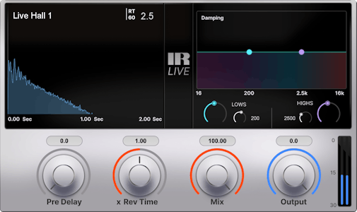 IR-Live Convolution Reverb Plugin