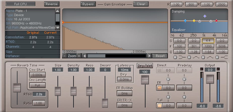 IR-1 Parametric Convolution Reverb Plugin