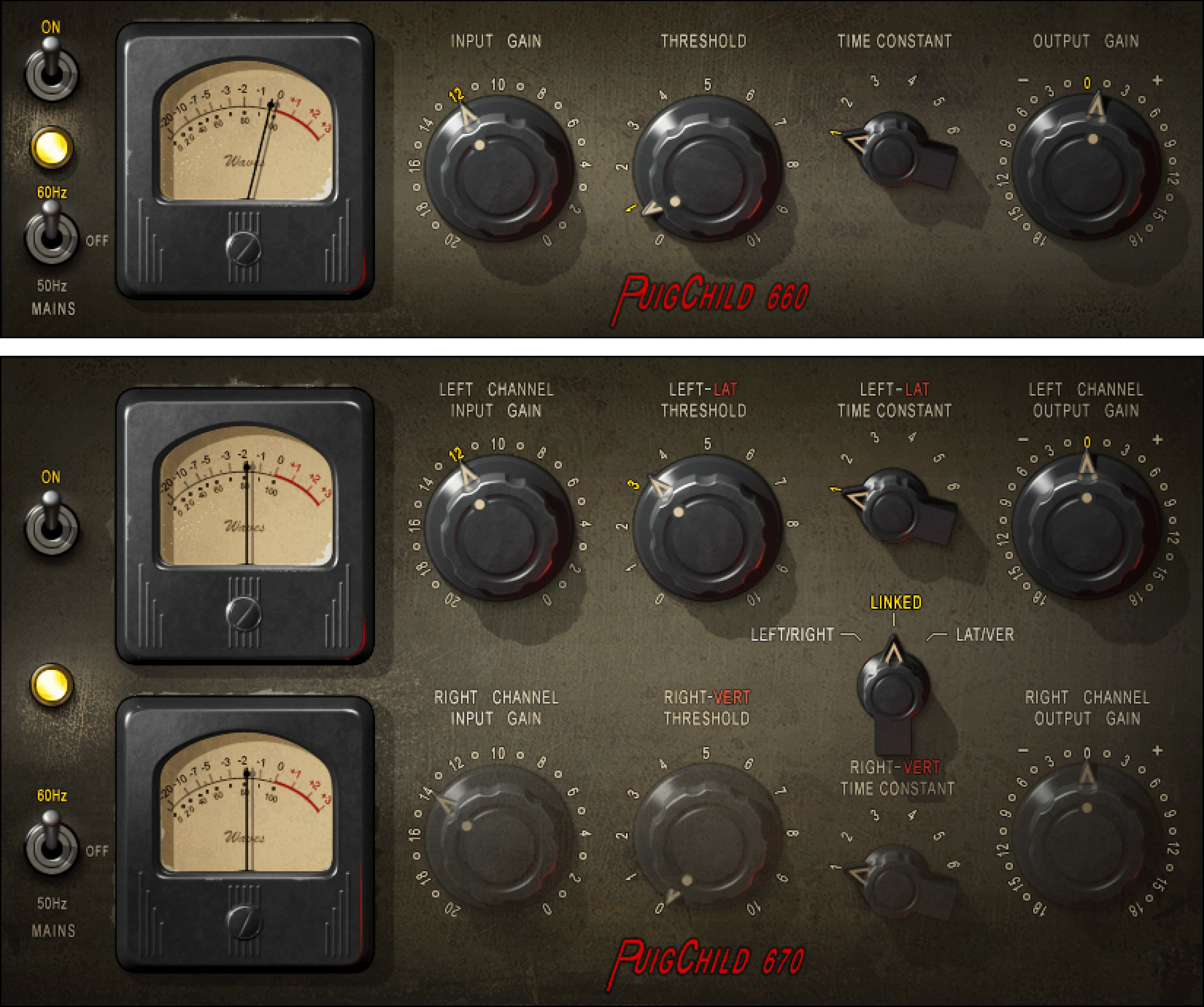 Fairchild Compressor Plugin: PuigChild 660 & 670
