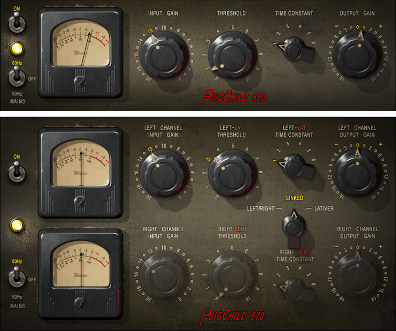 Fairchild Compressor Plugin: PuigChild 660 & 670