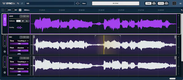 Sync Vx – Align Multiple Vocal Tracks in All Major DAWs
