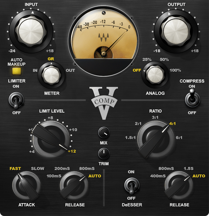 V-Comp Vintage Compressor Plugin