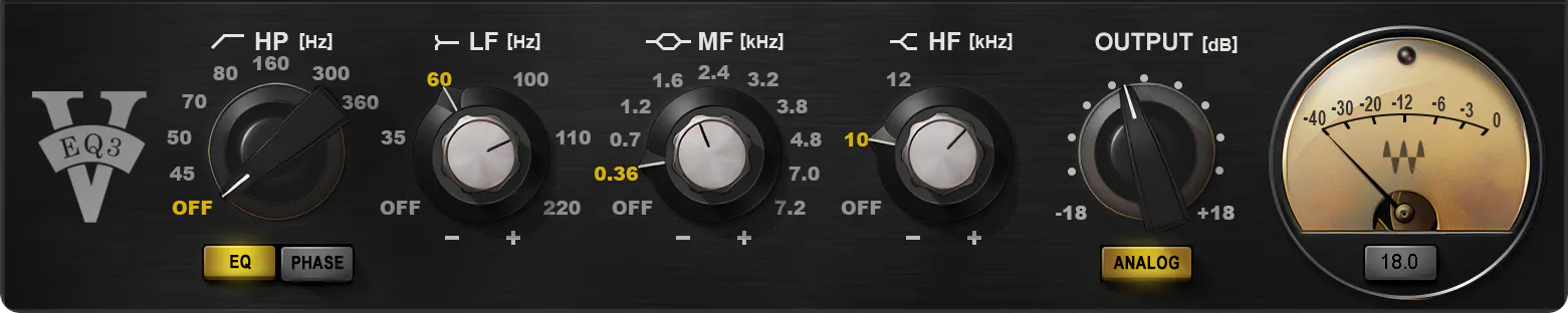 V-EQ3 Vintage Equalizer Plugin