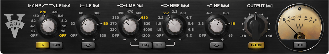 V-EQ4 Vintage Equalizer Plugin
