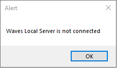 How to Solve “Waves Local Server is Not Connected” Error Message ...