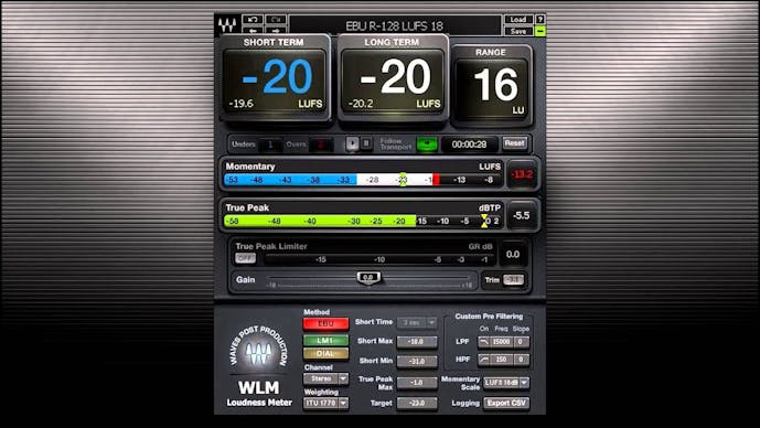 Loudness Meter Plugin – WLM Plus