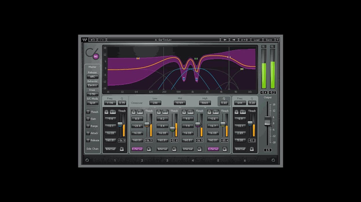C6 Multiband Compressor Plugin with Sidechain