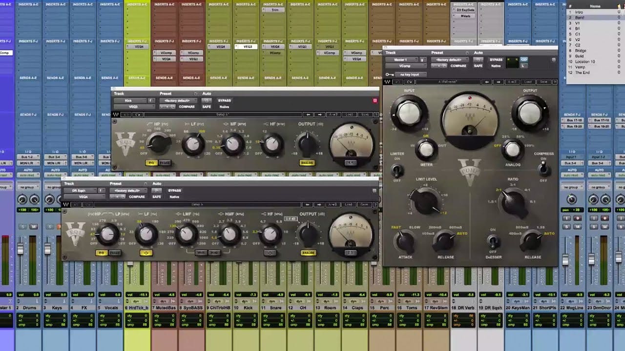 V-Comp Vintage Compressor Plugin