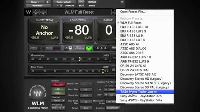 Loudness Meter Plugin – WLM Plus