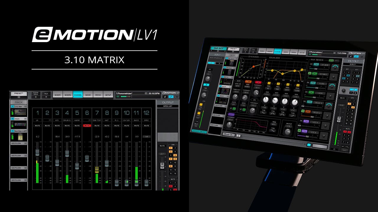 eMotion LV1 Tutorial 3.10: Channel Window – Matrix | Videos