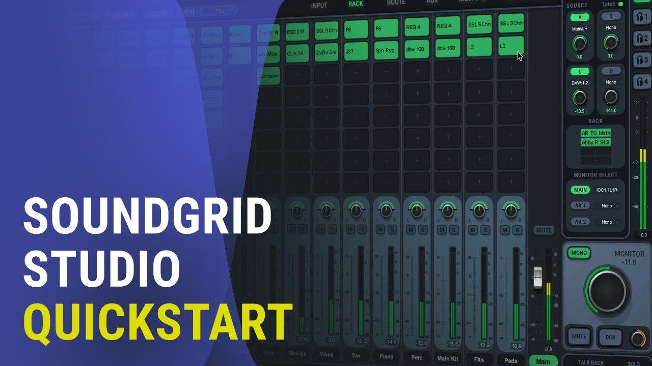 SoundGrid Studio Quickstart – Real-Time Audio Processing in Your Studio - Waves Audio