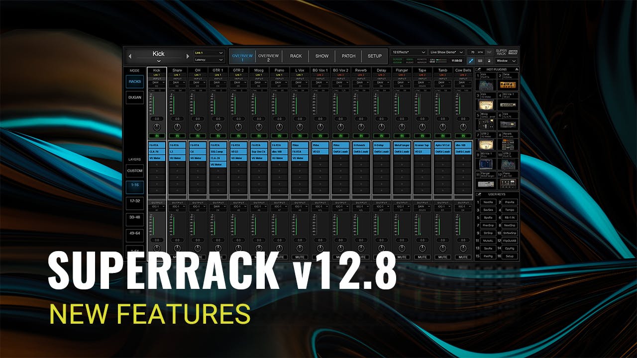 What’s New in Waves SuperRack v12.8 | Videos