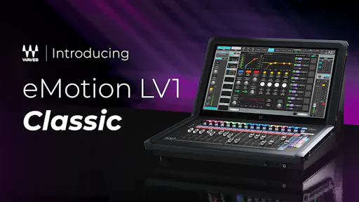 eMotion LV1 Classic – Live Mixing Console