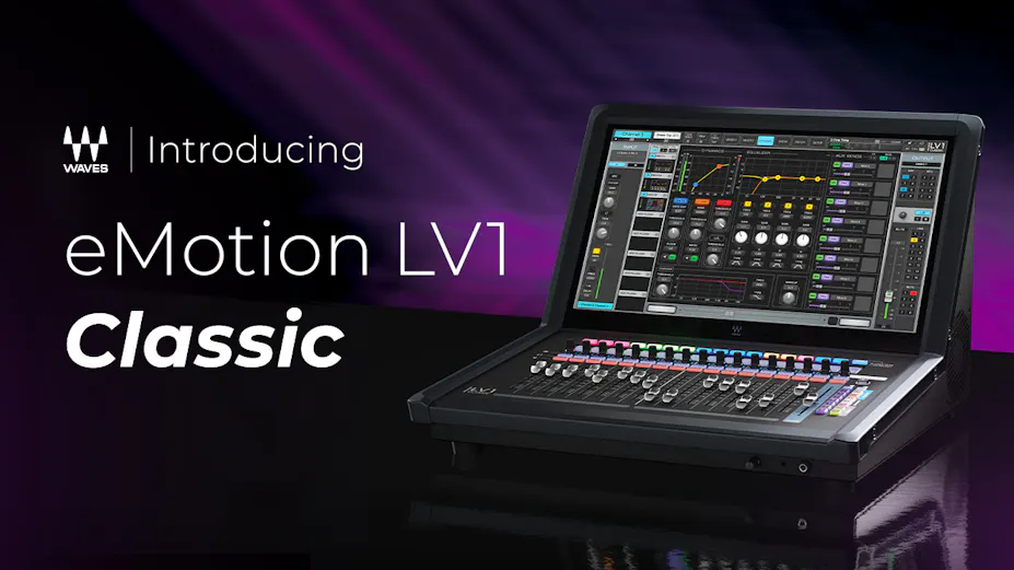 eMotion LV1 Classic – Live Mixing Console