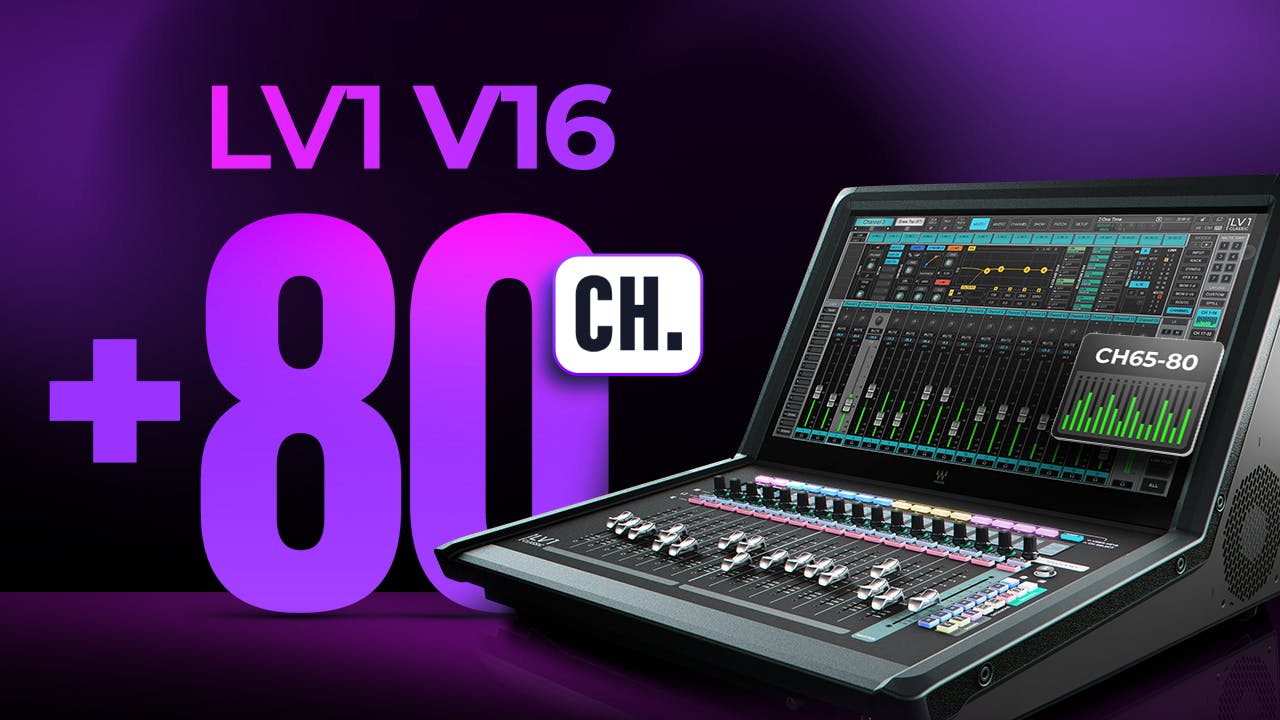 eMotion LV1 Classic – Live Mixing Console