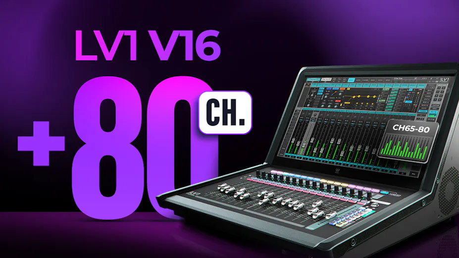 eMotion LV1 Classic – Live Mixing Console